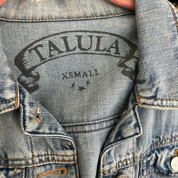 Talula | Jackets & Coats | Nwot Aritzia Talula Harlem Denim Jacket With ...